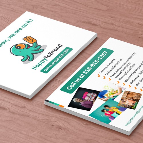 Design a flyer for errand services | Postcard, flyer or print contest