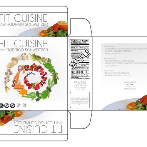 Designs | Logo and package for brand "Fit Cuisine" (Frozen food ...