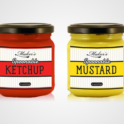 Label design for artisan condiments | Product label contest