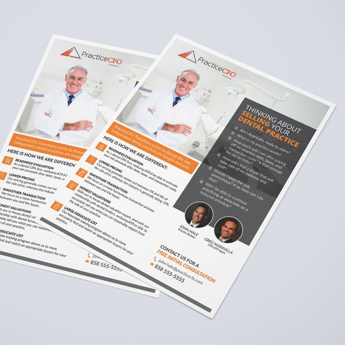 Designs | PracticeCFO Transitions Flyer | Postcard, flyer or print contest