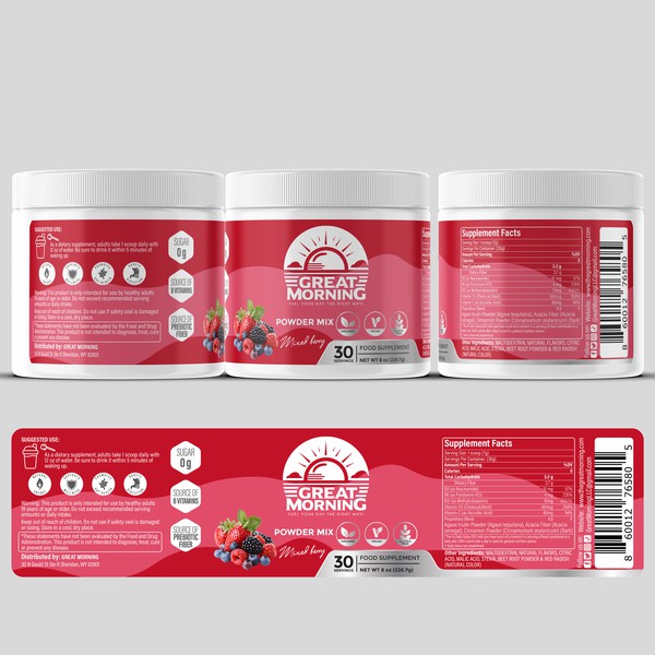 Create a simple and attractive label for liquid fertilizer | Product ...