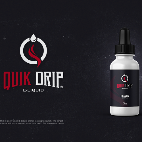 QUIK DRIP E-Liquid LOGO Design Contest | Logo design contest