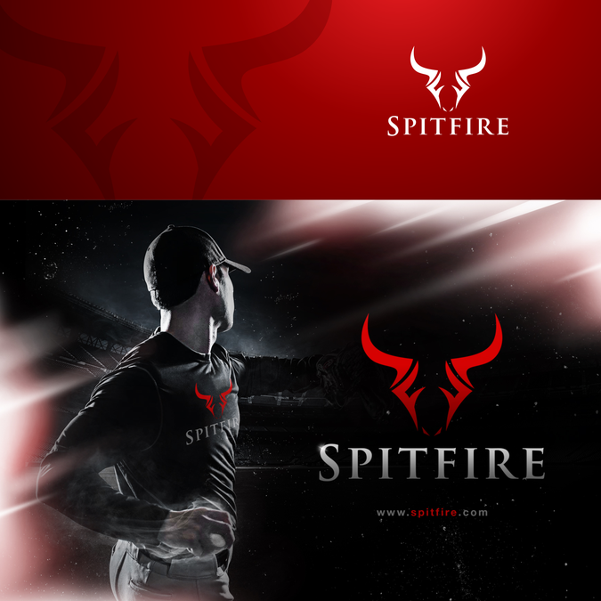 SPITFIRE brand - Bucking Bull | Logo & brand identity pack contest