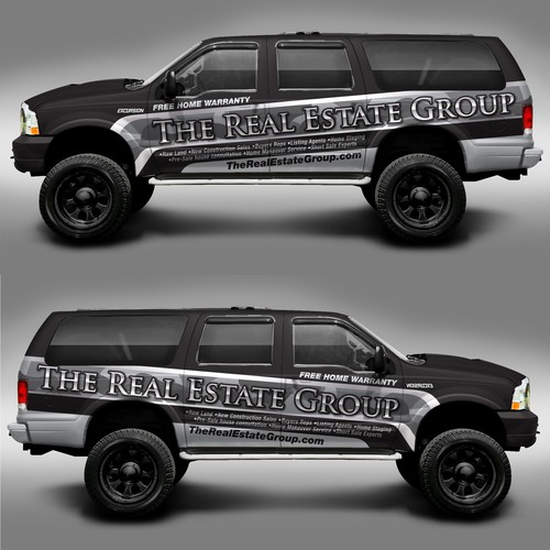 Designs | Real Estate Company | Car, truck or van wrap contest