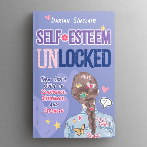 Designs | Self-Esteem Unlocked | Book cover contest