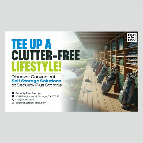 Designs | Eye-catching Illustration for Self Storage Ad in Golf ...