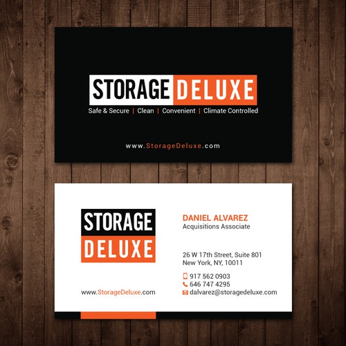 Business card designs for Storage Deluxe | Business card contest