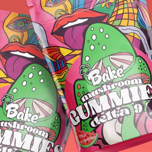 Designs | FUN MUSHROOM GUMMIES POUCH FOR 21+ | Product packaging contest