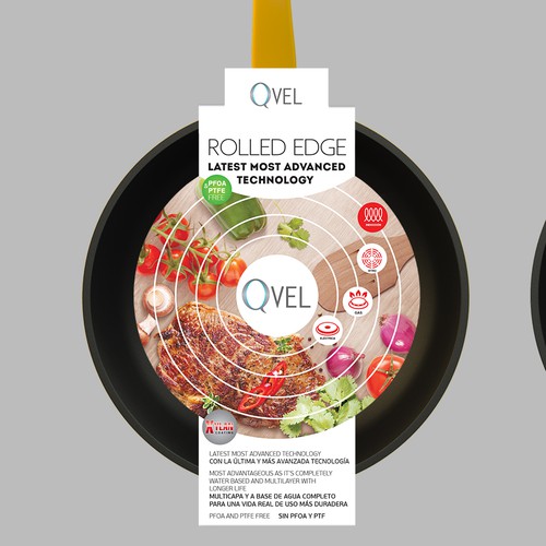 COLOR SLEEVES for new disruptive cookware brand | Product packaging contest
