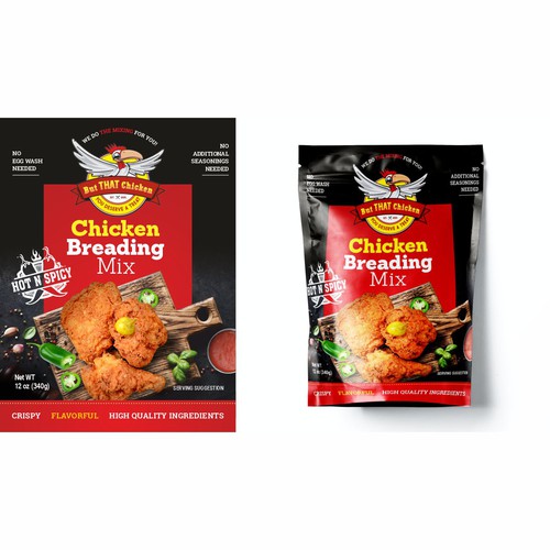 Designs | Design appetizing chicken breading mix food packaging that ...