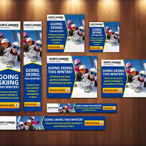 Designs | Inspirational banners for Nortlander Ski Tours (ski holidays ...
