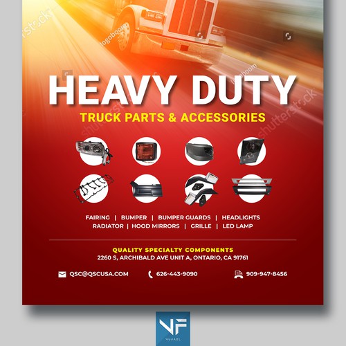 QSC Truck Parts Poster | Poster contest