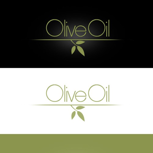 Olive Oil words design like a pretty girl... | Logo design contest