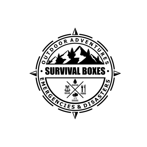 Logo Makeover and Social Media Cover Illustrations for SURVIVAL BOXES ...