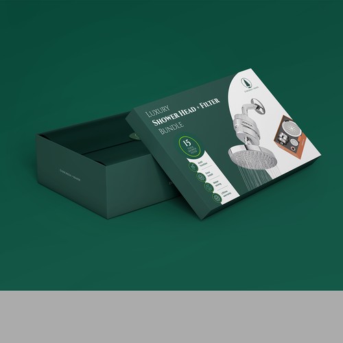 Designs | EverGreen + Maker Shower bundle pack box | Product packaging ...