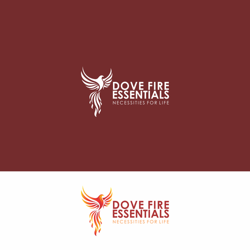 Dove Fire Essentials,LLC needs a powerful 3D like logo | Logo design ...