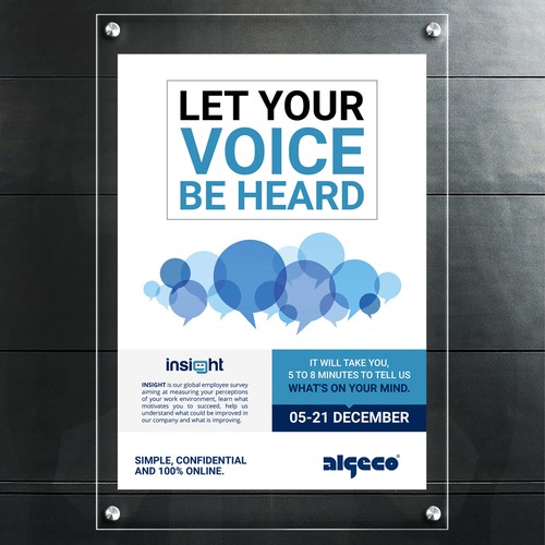 Create a poster for Insight, our internal employee survey | Poster contest