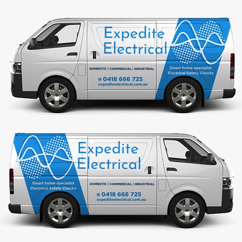 Designs | Electrician Toyota Hiace 2019 Van Wrap Design | Car, truck or ...