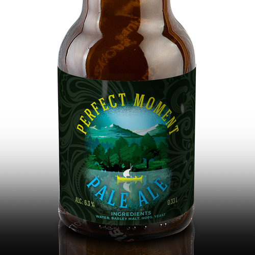 create awesome craft beer label for our new #perfectMoment Pale Ale ...