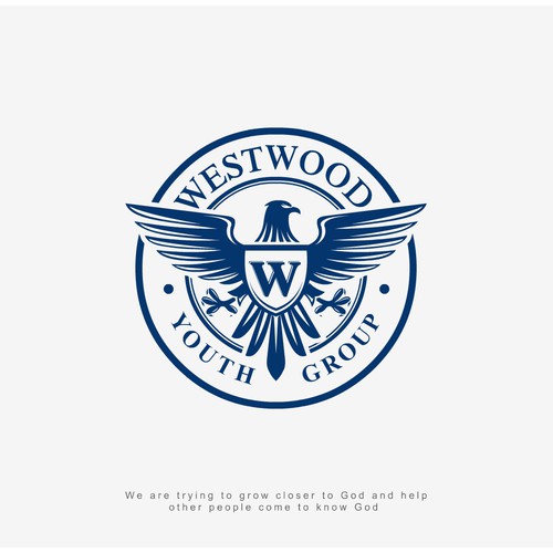 Create a modern bald eagle inspired youth group church logo! | Logo ...