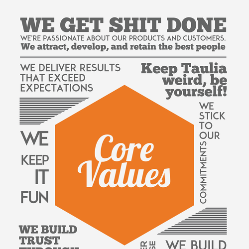 Designs | Create a poster to showcase our quirky corporate culture ...