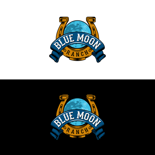 Designs | Blue Moon Ranch - Luxury AirBNB / Ranch | Logo design contest