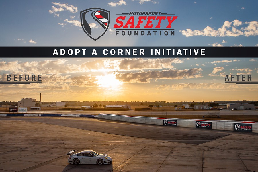 Design a "Before and After" of a Racing Safety Barrier Upgrade for a ...