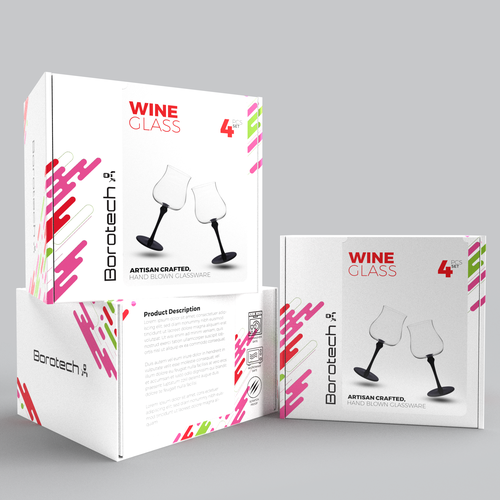 Designs | eye catching glassware box designing , | Product packaging ...