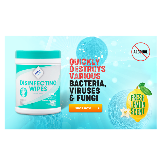 Alcohol free wipes banner | Banner ad contest