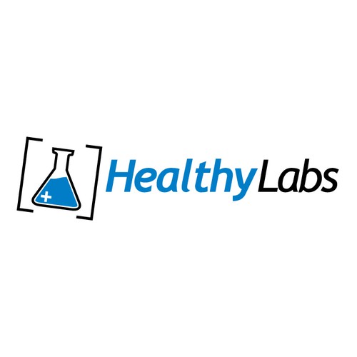 Design a SIMPLE 2D BEAKER Logo for HEALTHY LABS | Logo design contest