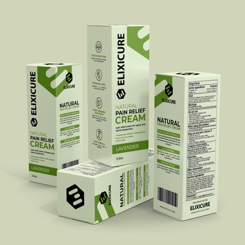Designs | Pain Relief Cream Packaging | Product packaging contest
