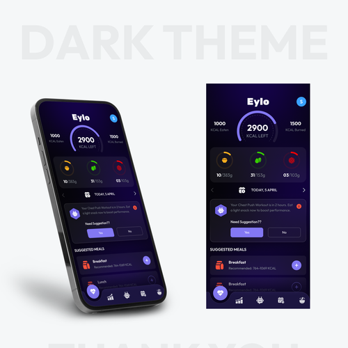 Designs | We need screens with a strong identity for a Fitness and ...