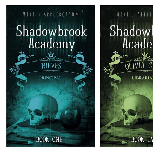 Horror Book Template about a School! | Book cover contest