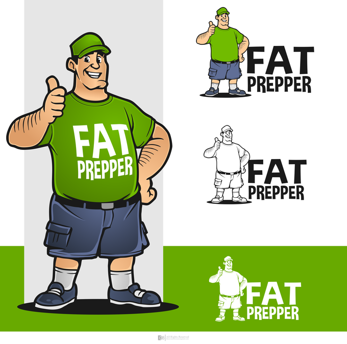 Could you help with a logo for Fat Prepper? It's an emergency ...