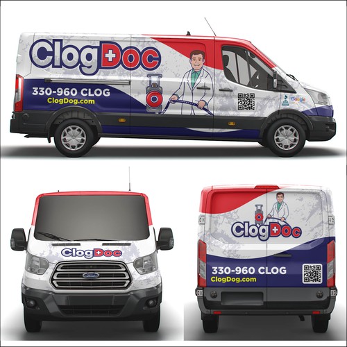 Designs | A vehicle wrap needed for our 2018 Ford Transit 250. | Car ...