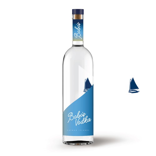 Designs | Product label for Cayman islands premium vodka | Product ...