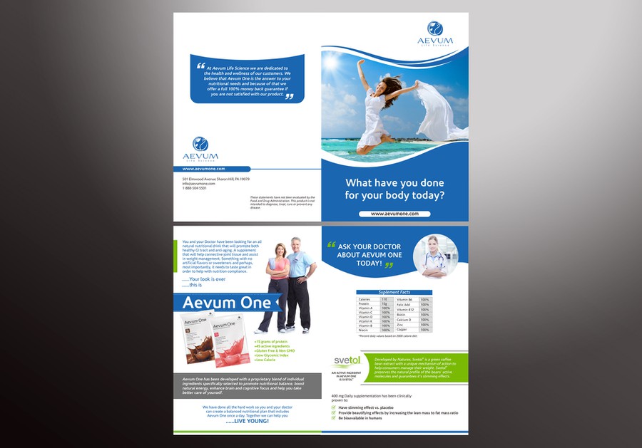 Create a clean, stylish brochure for NEW PRODUCT LAUNCH! 1to1 business ...