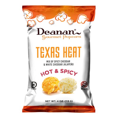 Design a "Popping Package" for our new Popcorn Flavor "Texas Heat ...