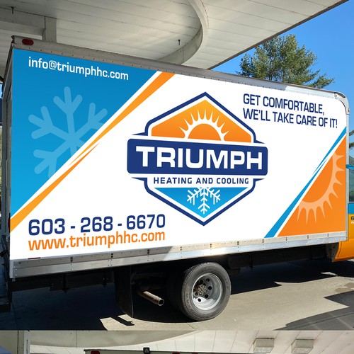 Designs | HVAC van wrap | Car, truck or van wrap contest