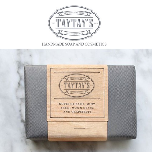 Create an edgy and rustc illustration for taytay's soap. | Logo design ...