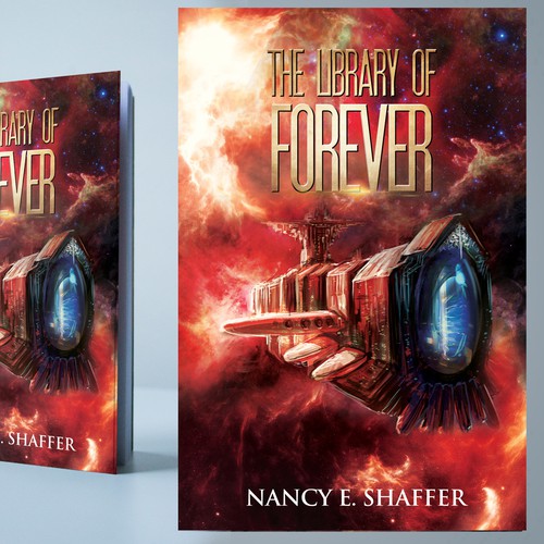 Design a book cover that captures the wonder of an eccentric alien ...