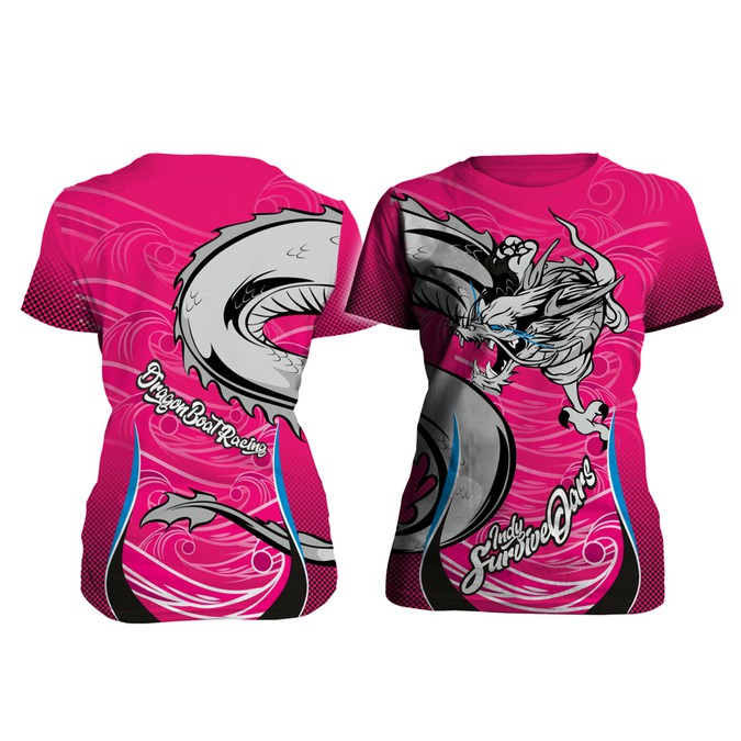Awesome new jersey for Indy SurviveOars dragon boat racing team ...