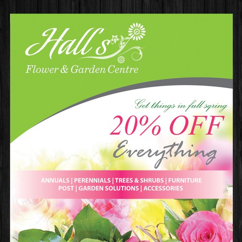 Designs | Create an eyecatching reusable template for a flower shop ...