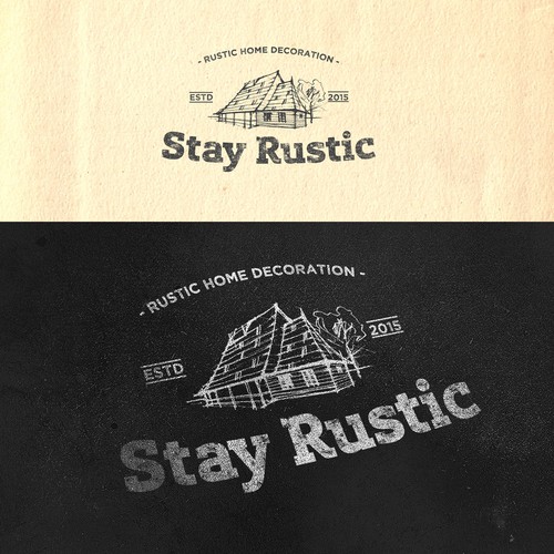 Create a vintage/rustic looking logo for Stay Rustic | Logo design contest