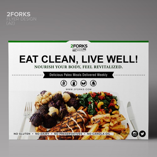 Designs | Create a Simple Handout Flyer for Premium Pre-Packaged Paleo ...