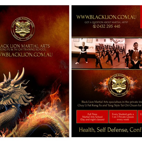 Designs | Wanted: Bad Ass Kung Fu Flyer that goes POW! | Postcard ...