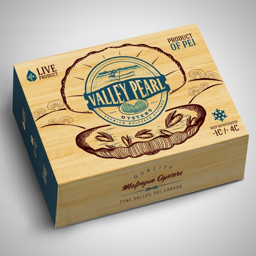 Create a box for the world best oysters | Product packaging contest