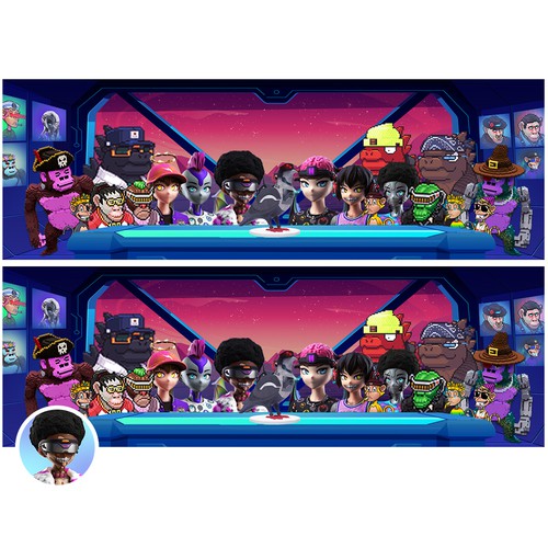 Designs | Twitter banner featuring my various NFT's working together ...