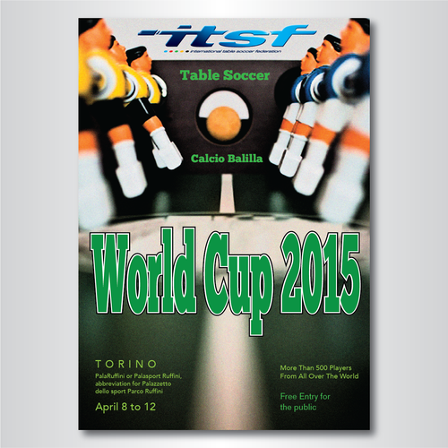 Create a poster for the table soccer World Cup 2015 (babyfoot ...
