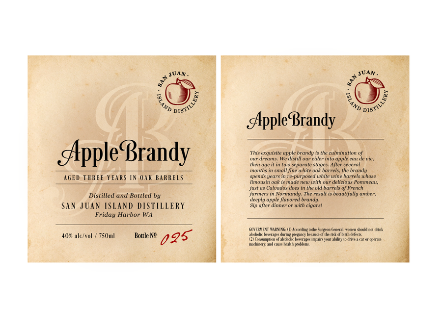Best Apple Brandy in the U.S. | Product label contest